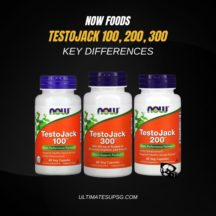 Comparing Now Foods TestoJack 100, 200, 300: Key Differences – Ultimate Sup