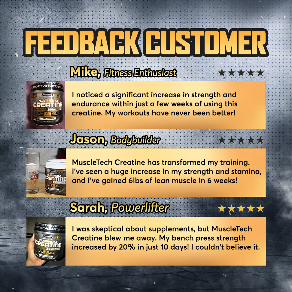 Muscletech, Essential Series, Platinum 100% Creatine, 400g