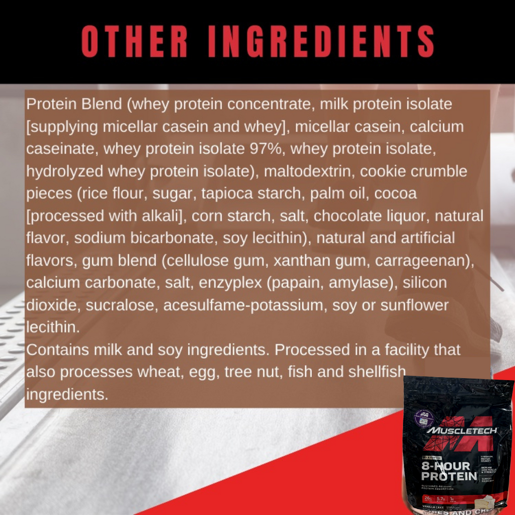 MuscleTech Phase 8 Protein Powder, 4.6lbs