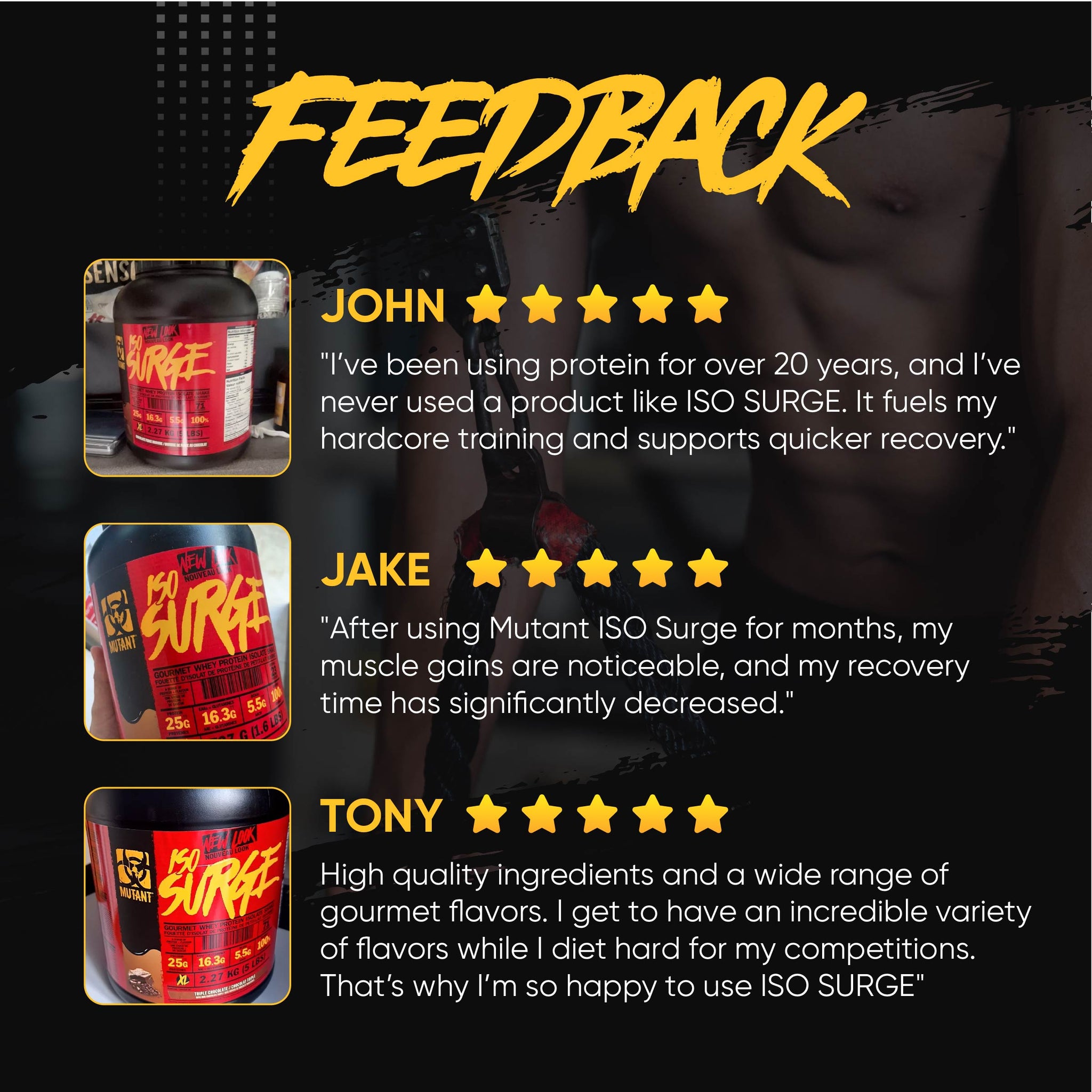 Mutant, ISO Surge, Whey Protein Isolate, 727 g (1.6 lbs) - 2.27 kg (5