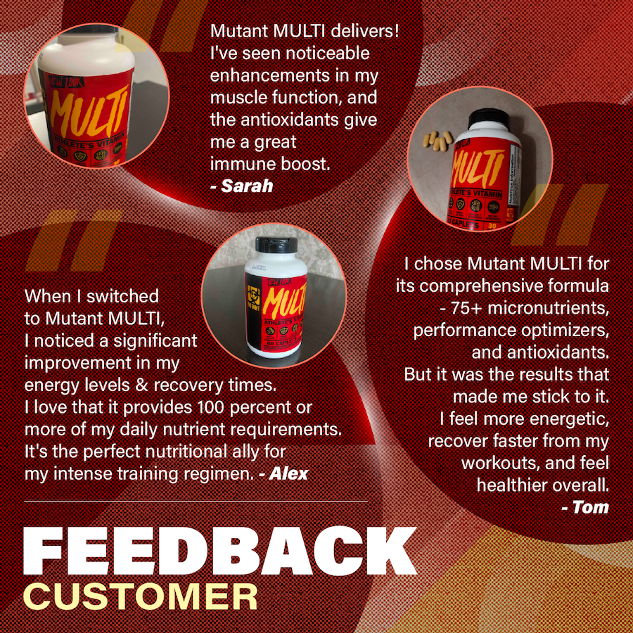 Mutant MULTI 60 Caplets | Supports healthy muscle function