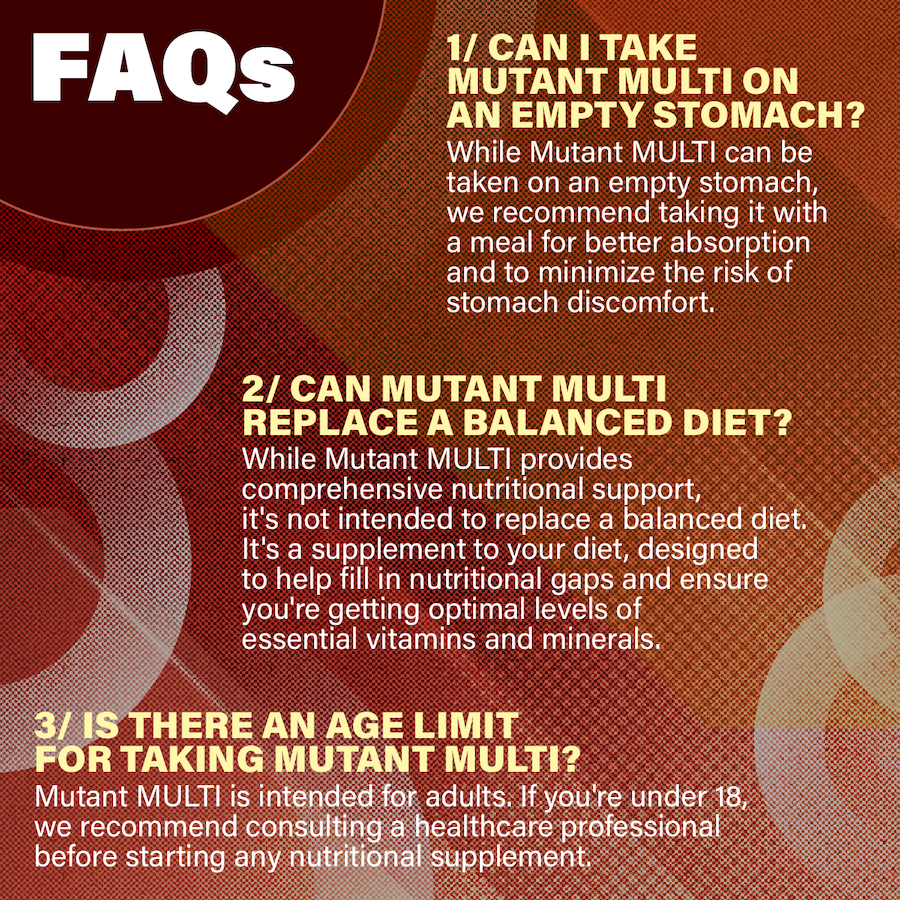 Mutant MULTI 60 Caplets | Supports healthy muscle function