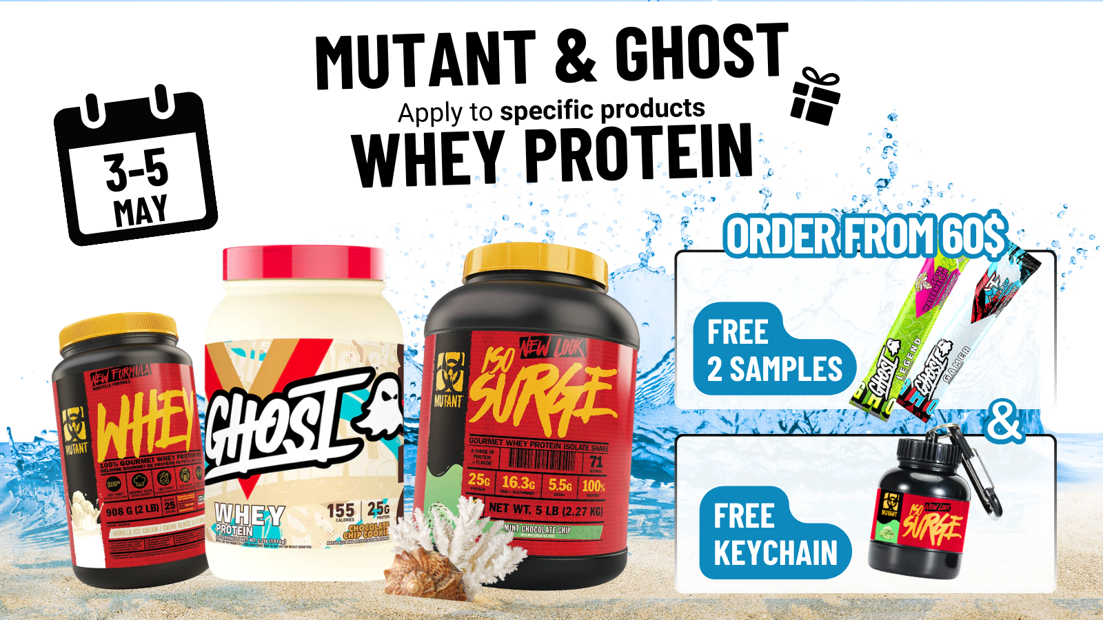 Mutant, ISO Surge, Whey Protein Isolate, 727 g (1.6 lbs) - 2.27 kg (5 ...