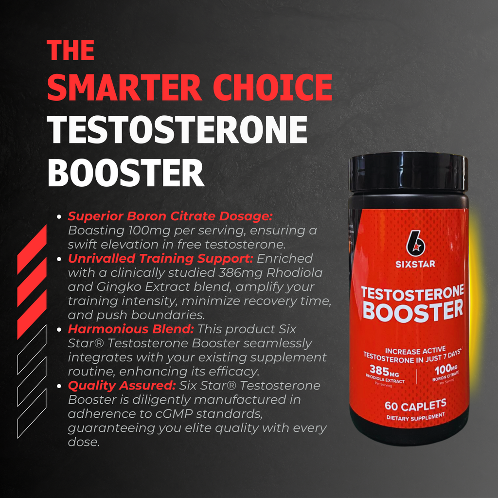 Six Star, Elite Series, Testosterone Booster for Men With Boron Citrat