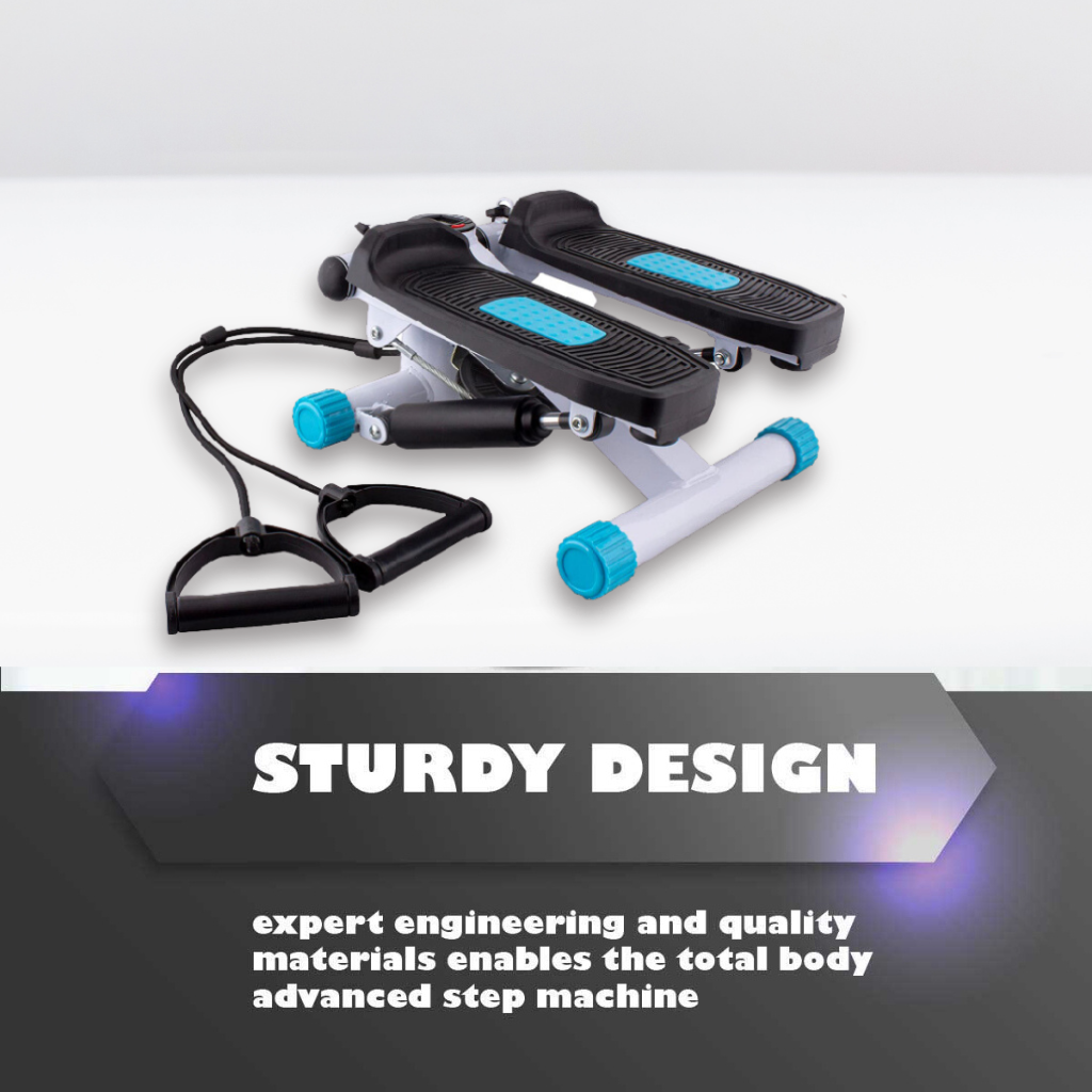 Ultimate Sup, Mini Stepper With Resistance Band