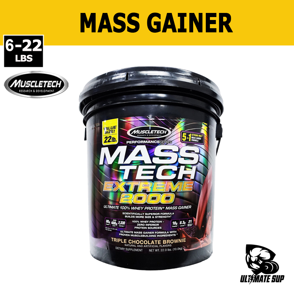 Muscletech MassTech Extreme 2000 | Whey Protein Powder | Mass Gainer