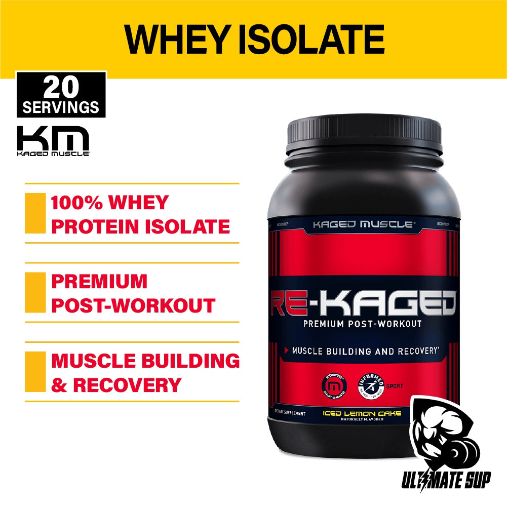 Kaged Muscle Re-Kaged Premium Whey Protein 2lbs