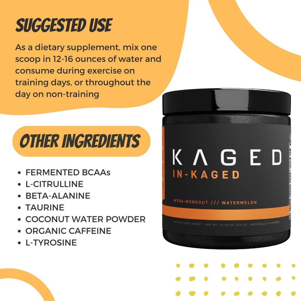 KAGED MUSCLE, IN-KAGED Intra Workout Powder