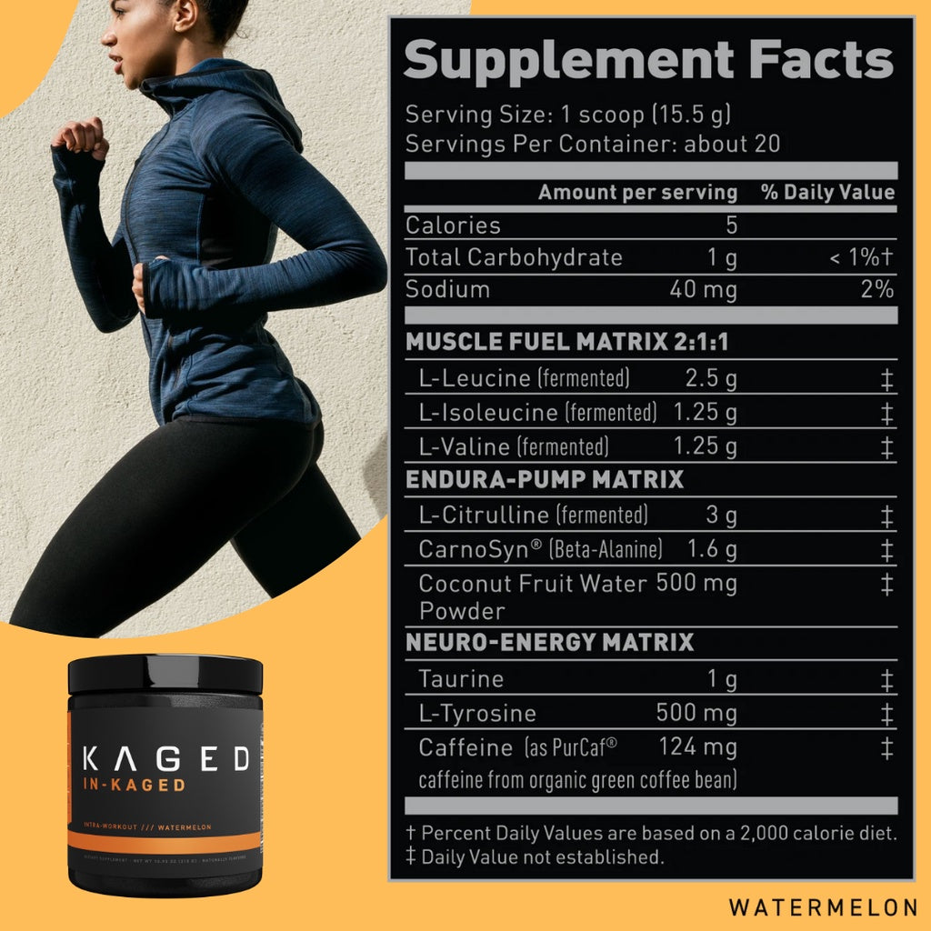 KAGED MUSCLE, IN-KAGED Intra Workout Powder