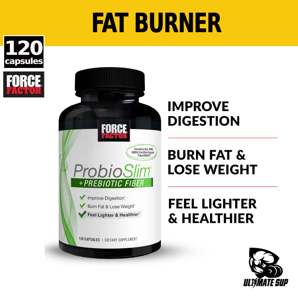 Force Factor, ProbioSlim+ Prebiotic Fiber 120 Capsules