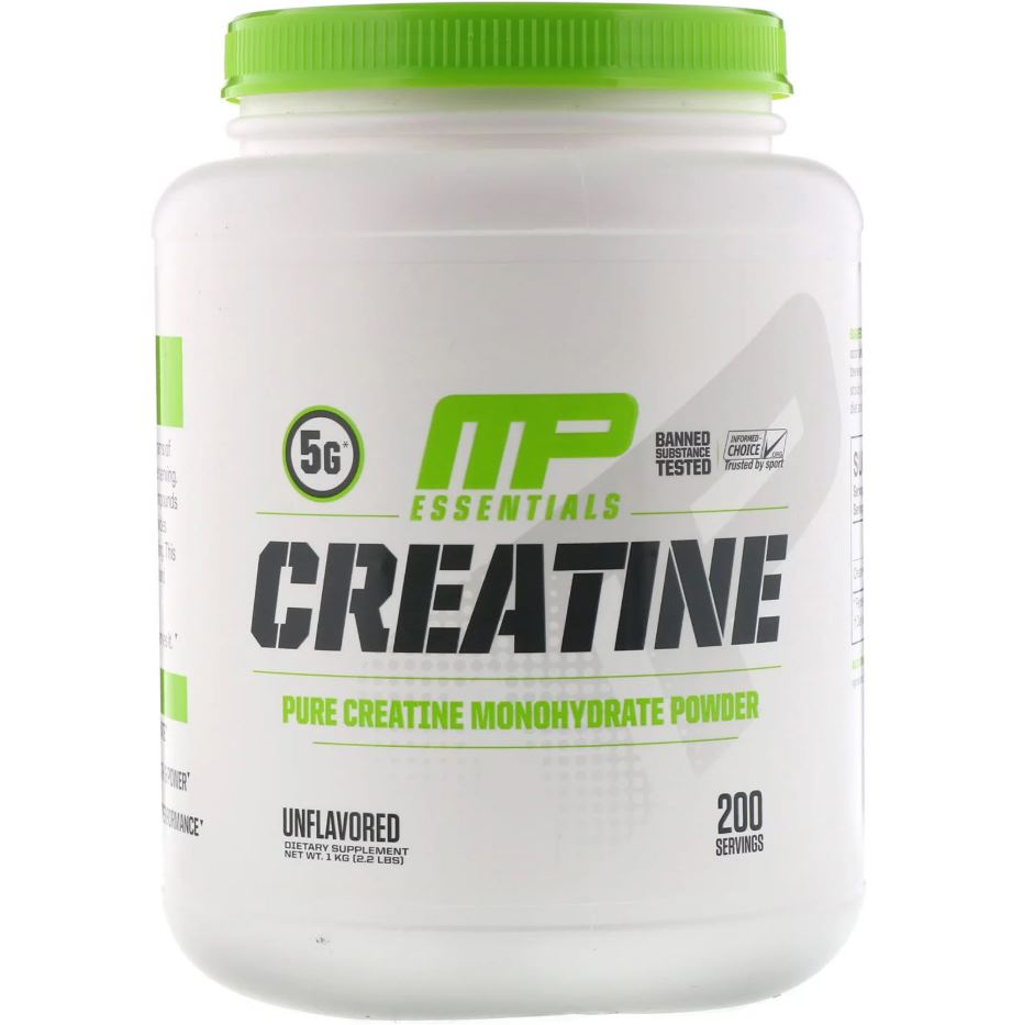 MusclePharm, Essentials Series, Pure Creatine, Various sizes