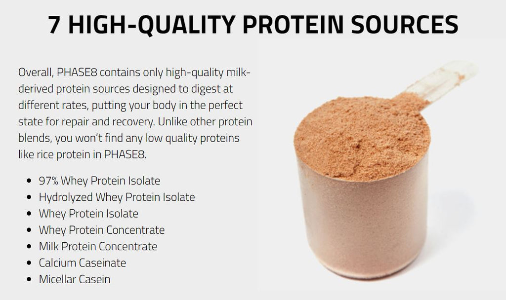 MuscleTech Phase 8 Protein Powder, 4.6lbs