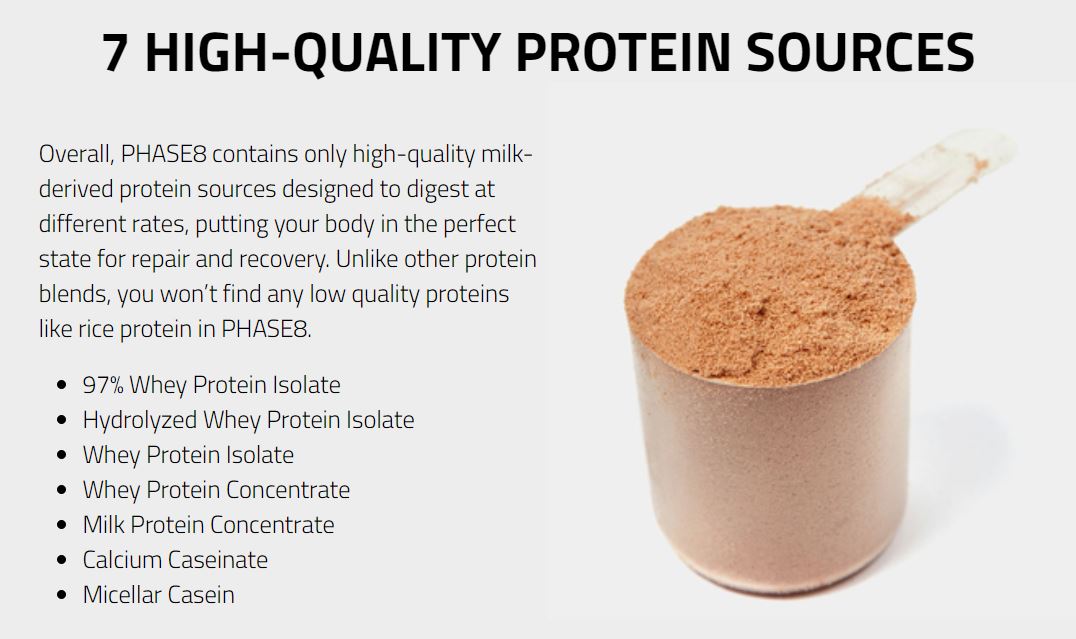 MuscleTech Phase 8 Protein Powder, 4.6lbs