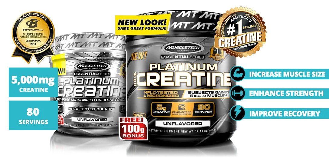 COMBO Optimum Nutrition Gold Standard + Muscletech Creatine