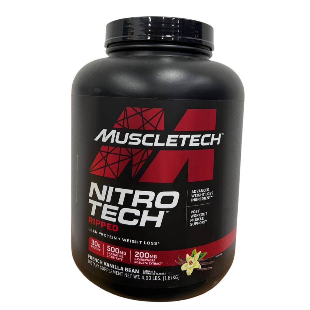Muscletech, NitroTech, Ripped, Protein + Weight Loss Formula